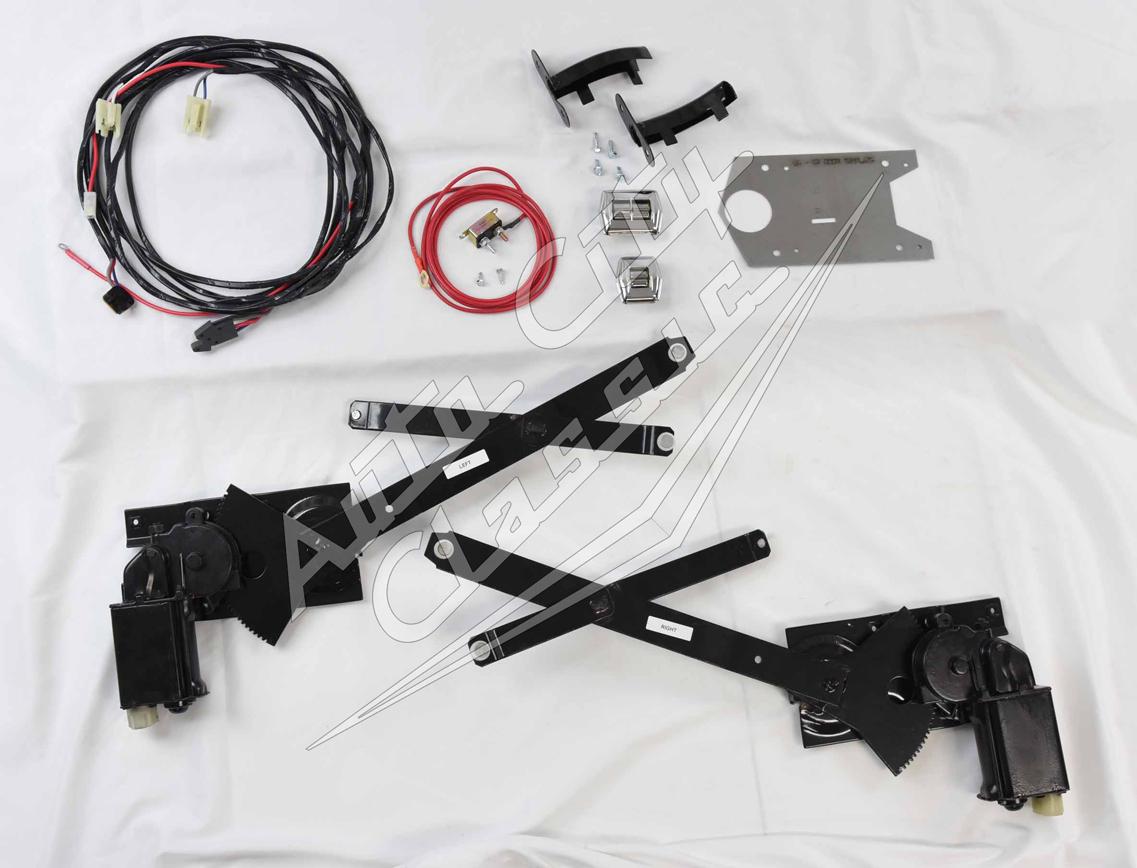 1955-57 Chevy Nomad / Pontiac Safari, Delivery Power Window Kit 5707