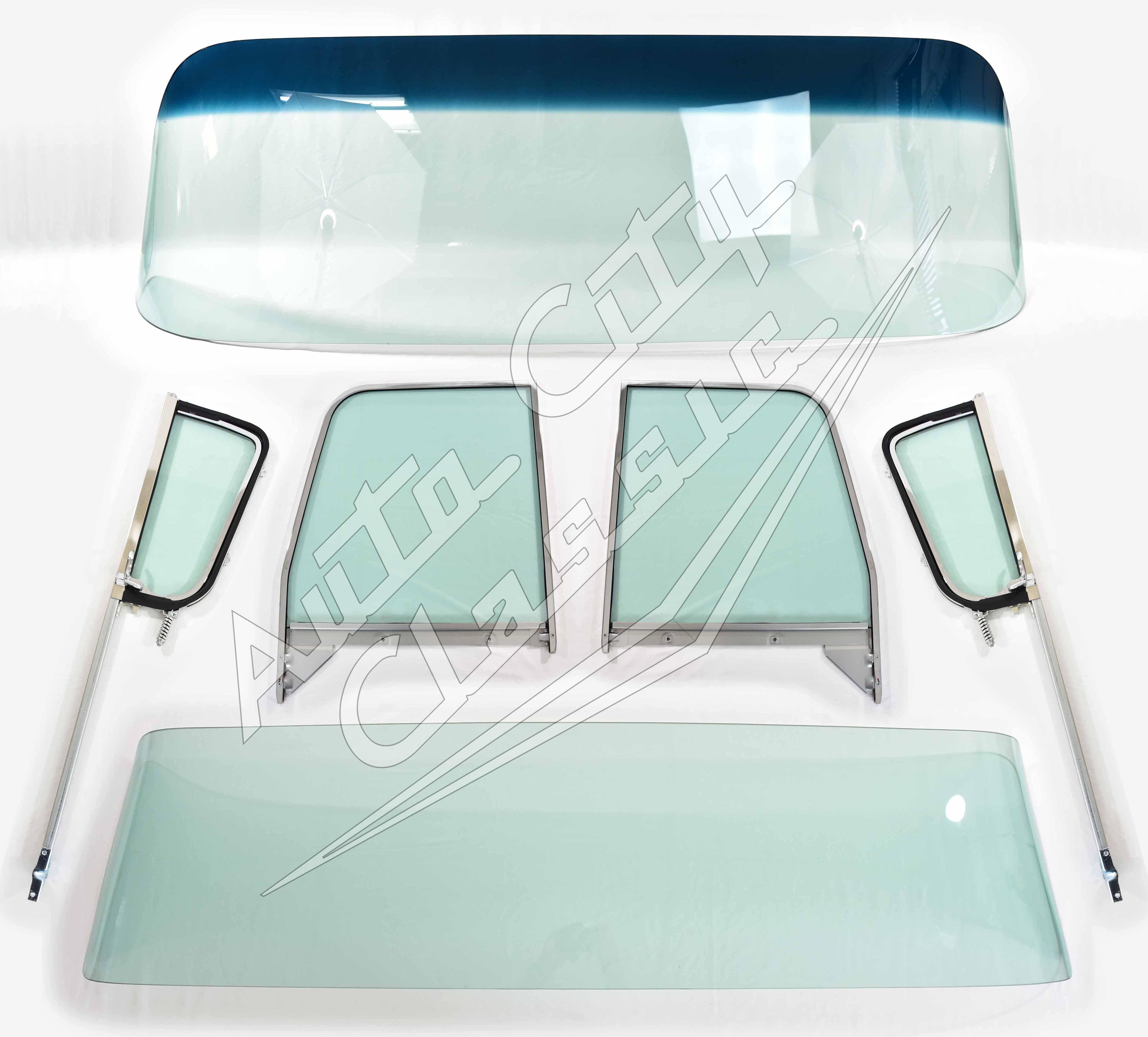 1955-1959 Chevrolet / GMC Pickup Complete Glass Package with Large Ba