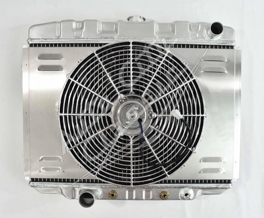 1967-1970 Ford Mustang / Mercury Cougar Big Block Aluminum Radiator S