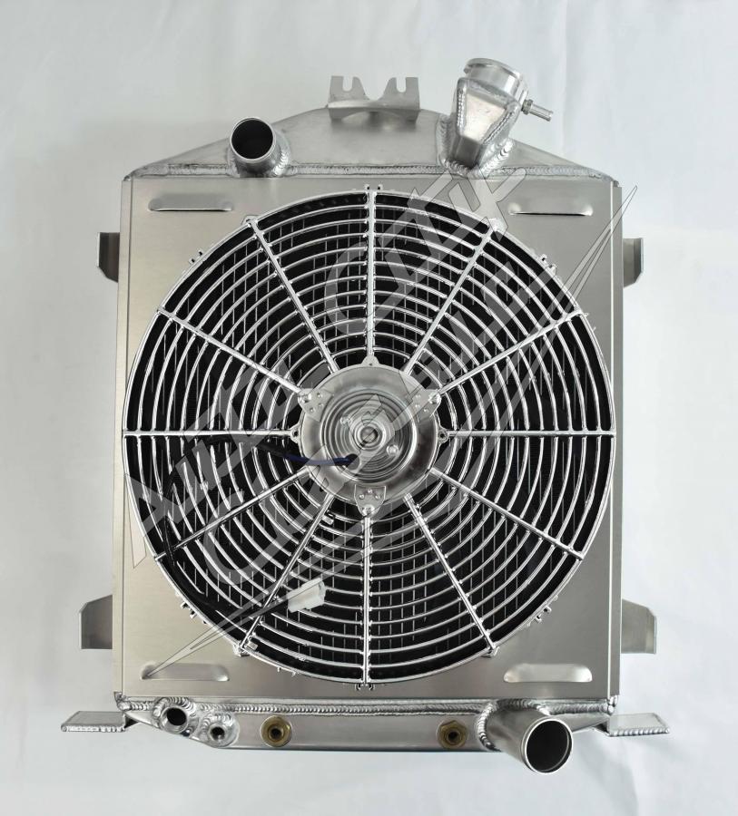 1932 Ford Lo-Boy Aluminum Radiator with Chevy Motor